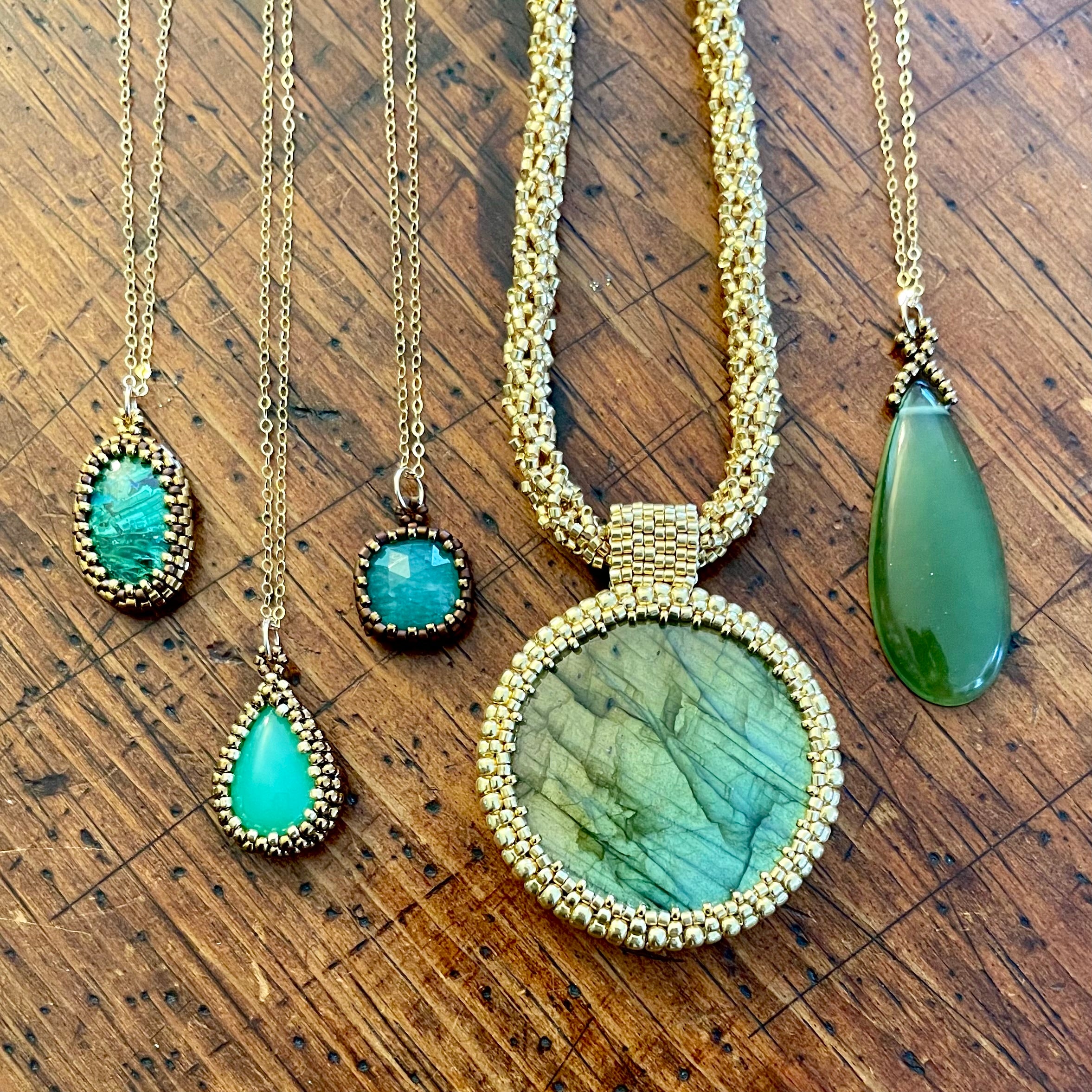 Handcrafted Gemstone Jewelry Pearl Jewelry Stone Jewelry One of a Kind ...